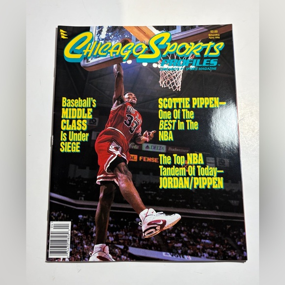 Other | Scottie Pippen Chicago Sports Profiles Magazine April 1996 ...
